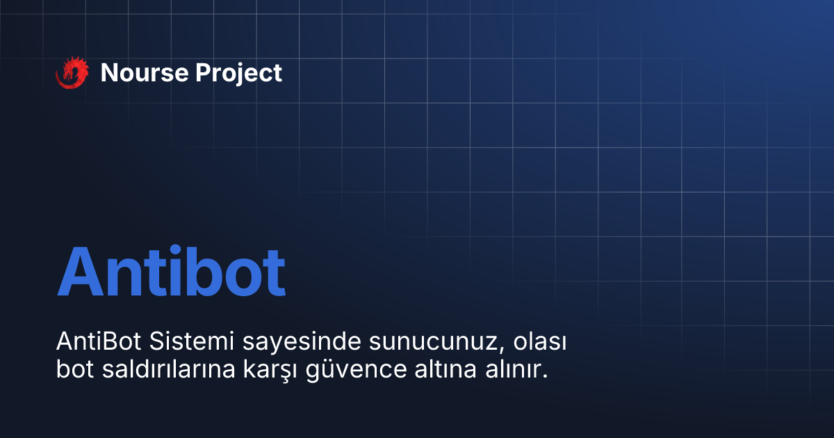 Antibot | Nourse Project