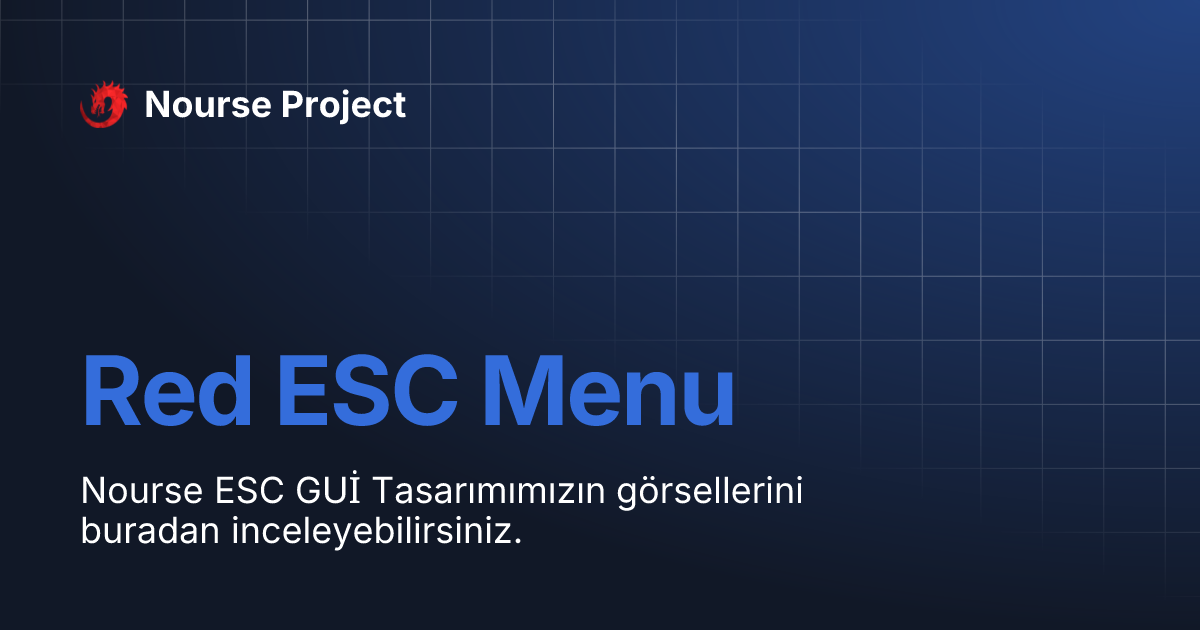Red ESC Menu | Nourse Project